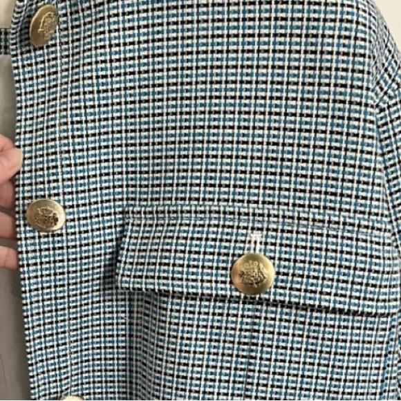 Maje | Jackets & Coats | Maje Bikar Tweed Jacket In Blue | Poshmark